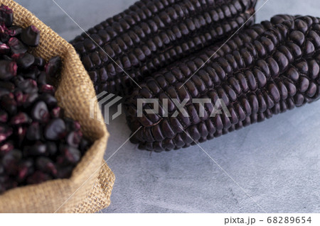 Peruvian Purple Corn, Which Is Mainly Used Toの写真素材 [68289654] - PIXTA