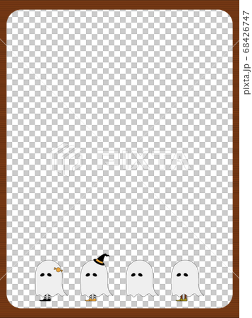 Horizontal ghost vertical border frame - Stock Illustration [68426747 ...