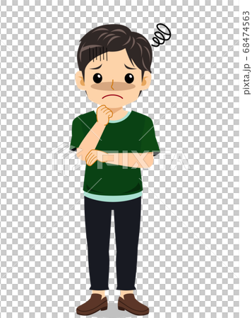 distress, trouble, man - Stock Illustration [68474563] - PIXTA