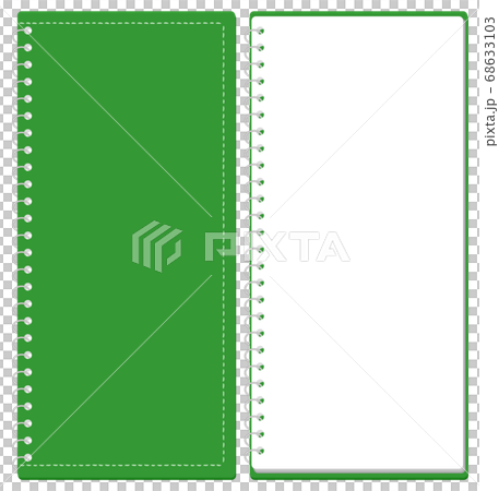 Sketch book Ring notebook Cover and page set... - Stock Illustration ...