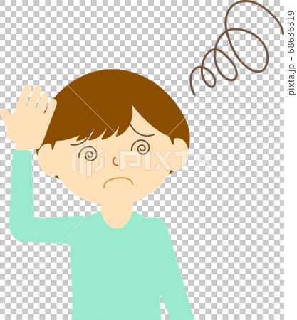 Dizzy boy - Stock Illustration [68636319] - PIXTA