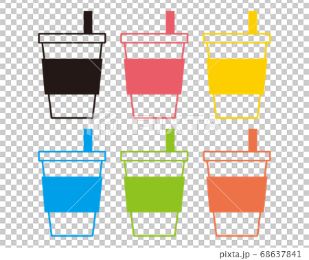 Vector illustration of drink cup - Stock Illustration [68637841] - PIXTA