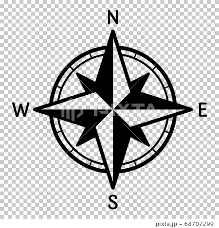 Orientation mark silhouette _ icon illustration... - Stock Illustration ...