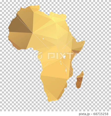 Geometry Color World Map Africa - Stock Illustration [68715258] - PIXTA