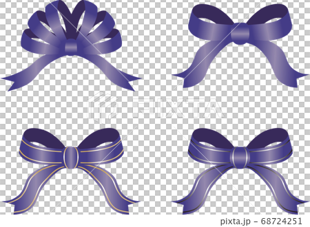 Halloween Gothic Ribbon Murasaki Illustration... - Stock Illustration ...