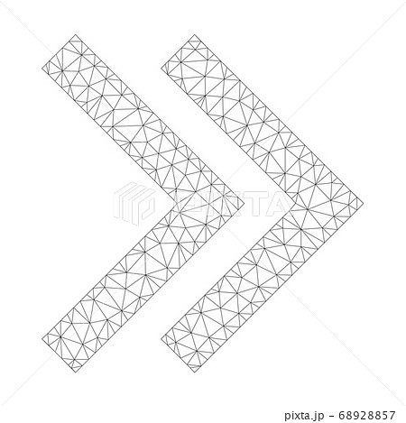 Mesh Vector Shift Right Iconのイラスト素材 [68928857] - PIXTA