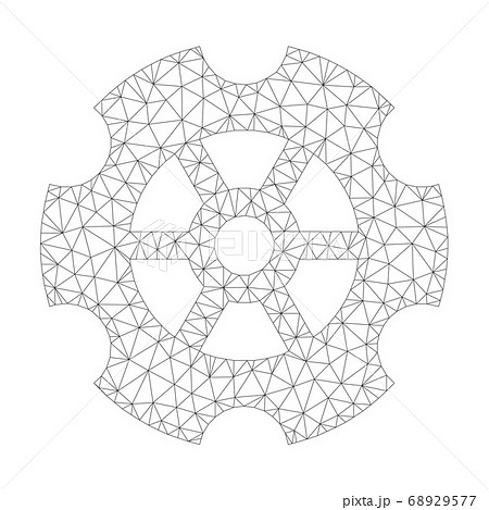 Mesh Vector Gear Iconのイラスト素材 [68929577] - PIXTA