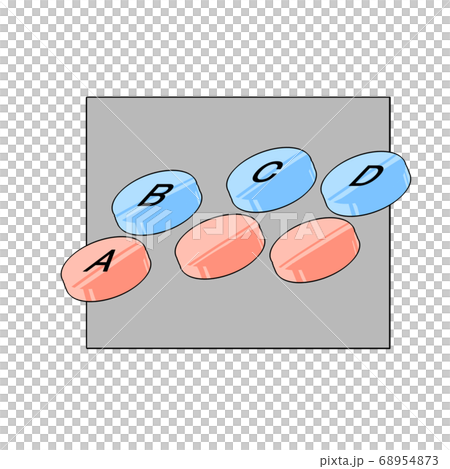 Fighting game button layout K - Stock Illustration [68954873] - PIXTA