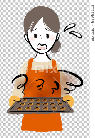 I burned the cookie - Stock Illustration [68963112] - PIXTA