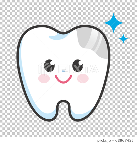 Tooth character silver tooth - Stock Illustration [68967455] - PIXTA