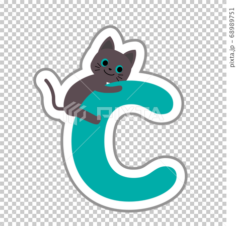 C Cute alphabet English letter English single item - Stock Illustration ...