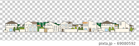 Vector illustration of residential area - Stock Illustration [69080592 ...