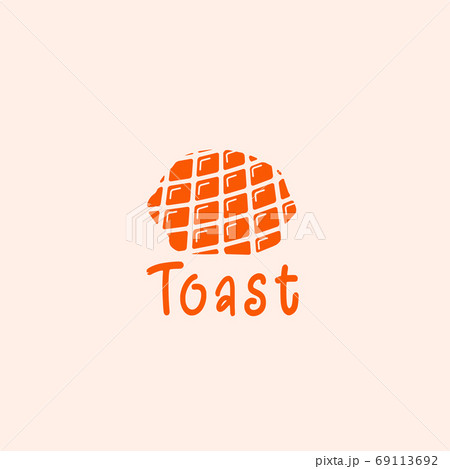 toast logo design with vintage style template...のイラスト素材 [69113692] - PIXTA