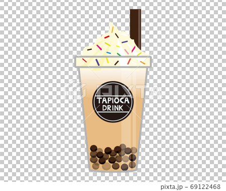 Vector illustration of tapioca drink tapioca... - Stock Illustration ...