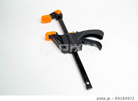 Keyless clamp isolated on white background....の写真素材 [69184972] - PIXTA