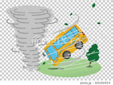 Vector illustration of a yellow tour bus that... - Stock Illustration ...