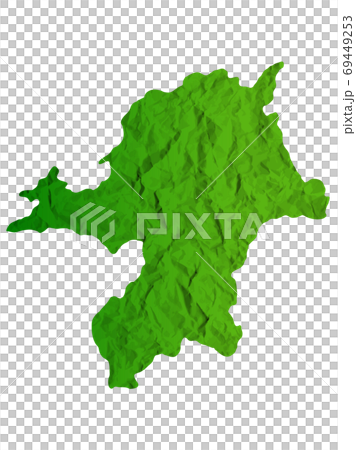 Fukuoka map icon - Stock Illustration [69449253] - PIXTA