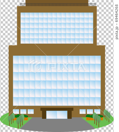 Simple city hall illustration - Stock Illustration [69464268] - PIXTA