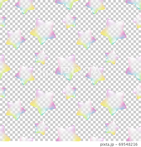 Star soap bubble seamless pattern - Stock Illustration [69548216] - PIXTA