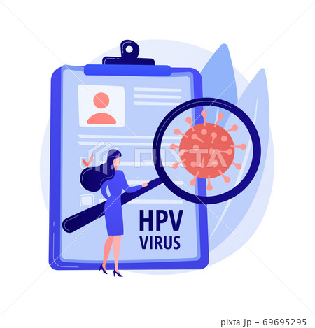 Human papillomavirus HPV abstract concept...のイラスト素材 [69695295] - PIXTA