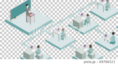 Image of remote lesson - Stock Illustration [69766521] - PIXTA