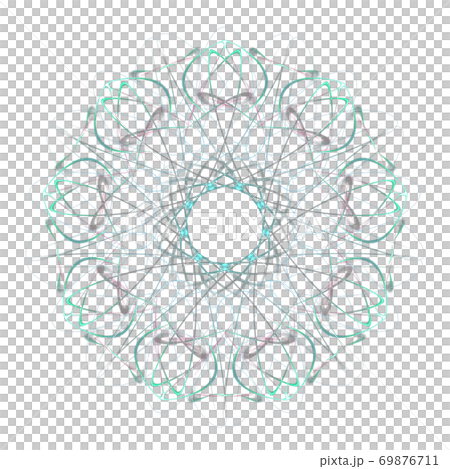 Beautiful nonagon (transparent PNG background)... - Stock Illustration ...