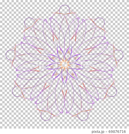 Beautiful nonagon (transparent PNG background)... - Stock Illustration ...