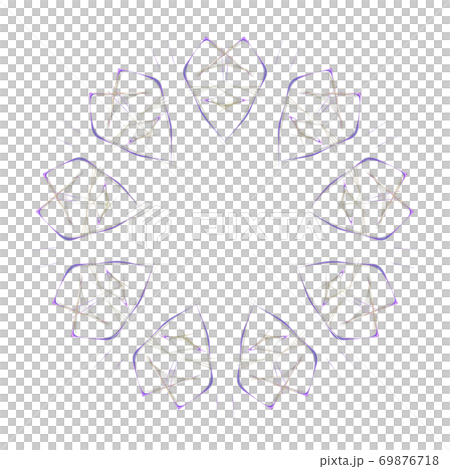 Beautiful nonagon (transparent PNG background)... - Stock Illustration ...