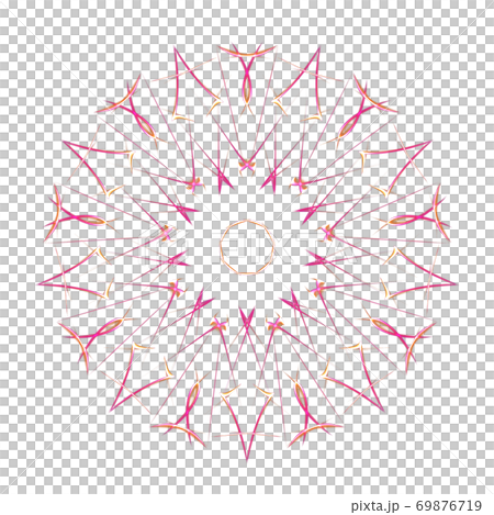 Beautiful nonagon (transparent PNG background)... - Stock Illustration ...