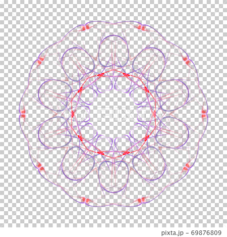 Beautiful decagon (transparent PNG background)... - Stock Illustration ...