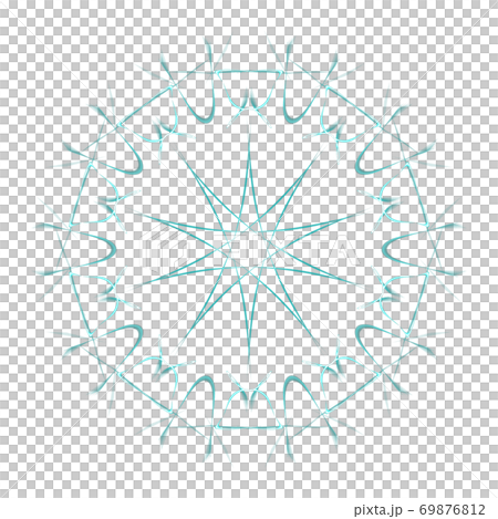 Beautiful decagon (transparent PNG background)... - Stock Illustration ...