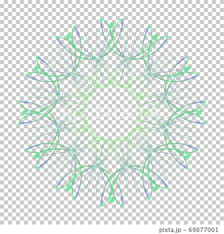 Beautiful dodecagon (transparent PNG... - Stock Illustration [69877001 ...