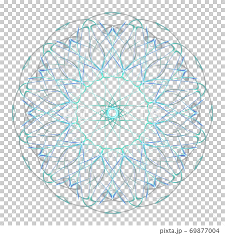 Beautiful dodecagon (transparent PNG... - Stock Illustration [69877004 ...