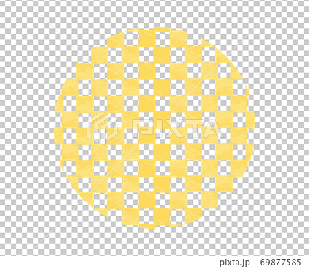 Simple checkered circle - Stock Illustration [69877585] - PIXTA