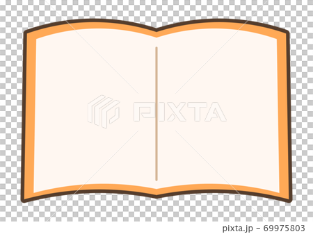 Book-shaped frame illustration - Stock Illustration [69975803] - PIXTA
