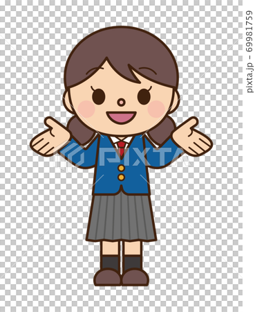 Introduction student female - Stock Illustration [69981759] - PIXTA