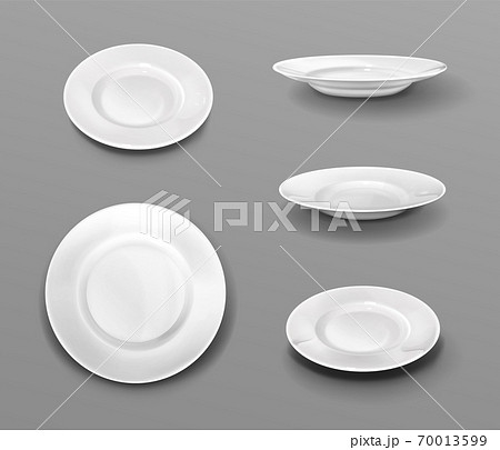 White Plate Side View