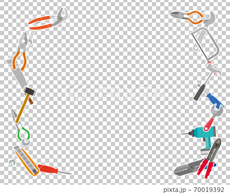 Tools Power tools Work tools Work tools Frames... - Stock Illustration ...