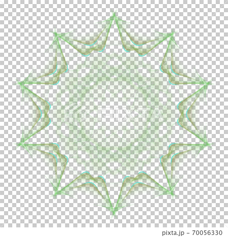Beautiful decagon (transparent PNG background)... - Stock Illustration ...