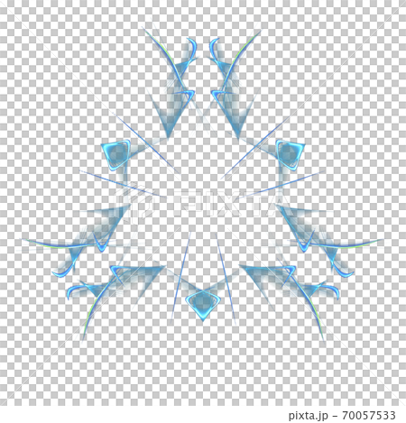 Beautiful triangle (transparent PNG background)... - Stock Illustration ...