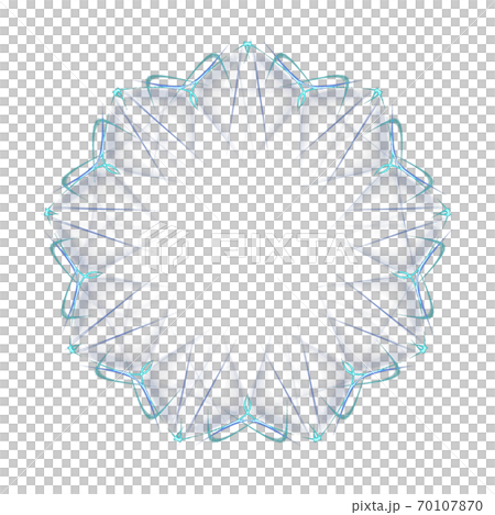 Beautiful nonagon (transparent PNG background)... - Stock Illustration ...