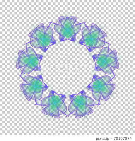 Beautiful nonagon (transparent PNG background)... - Stock Illustration ...