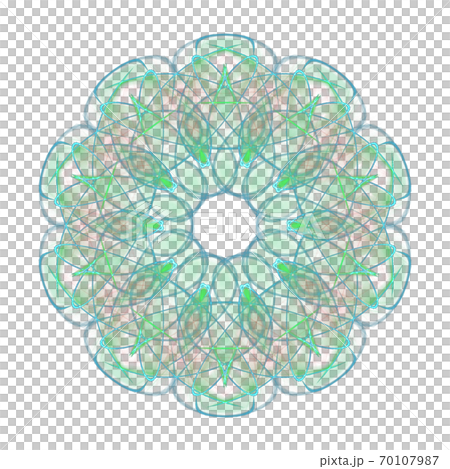 Beautiful decagon (transparent PNG background)... - Stock Illustration ...