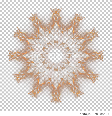 Beautiful dodecagon (transparent PNG... - Stock Illustration [70108327 ...