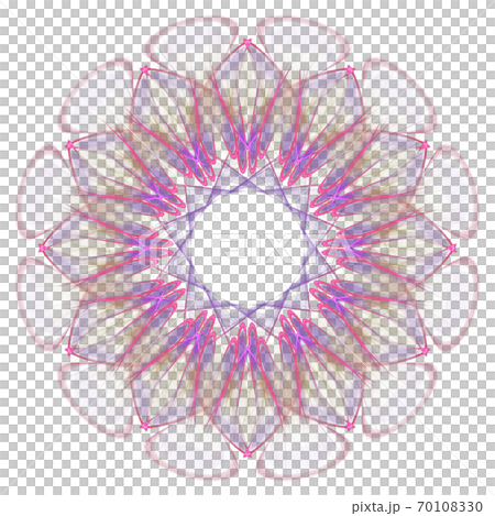 Beautiful dodecagon (transparent PNG... - Stock Illustration [70108330 ...