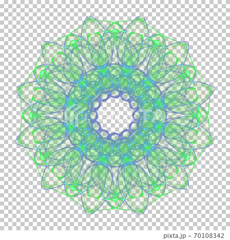 Beautiful dodecagon (transparent PNG... - Stock Illustration [70108342 ...