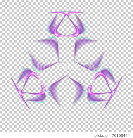 Beautiful triangle (transparent PNG background)... - Stock Illustration ...