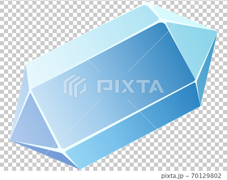 Hexagonal column crystal - Stock Illustration [70129802] - PIXTA