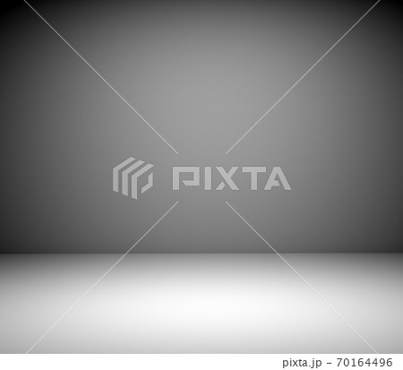 Gray room in the 3d. Grey backgroundのイラスト素材 [70164496] - PIXTA