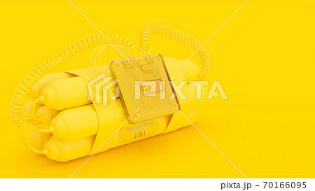 Yellow Bombs.のイラスト素材 [70166095] - PIXTA